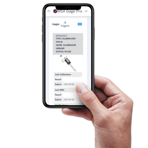 Gage management software